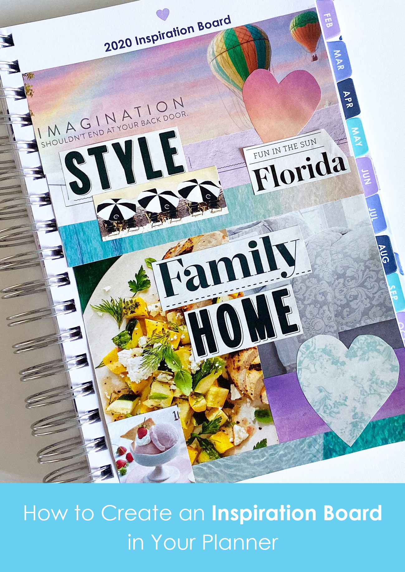 How to Create an Inspiration Board in Your Planner